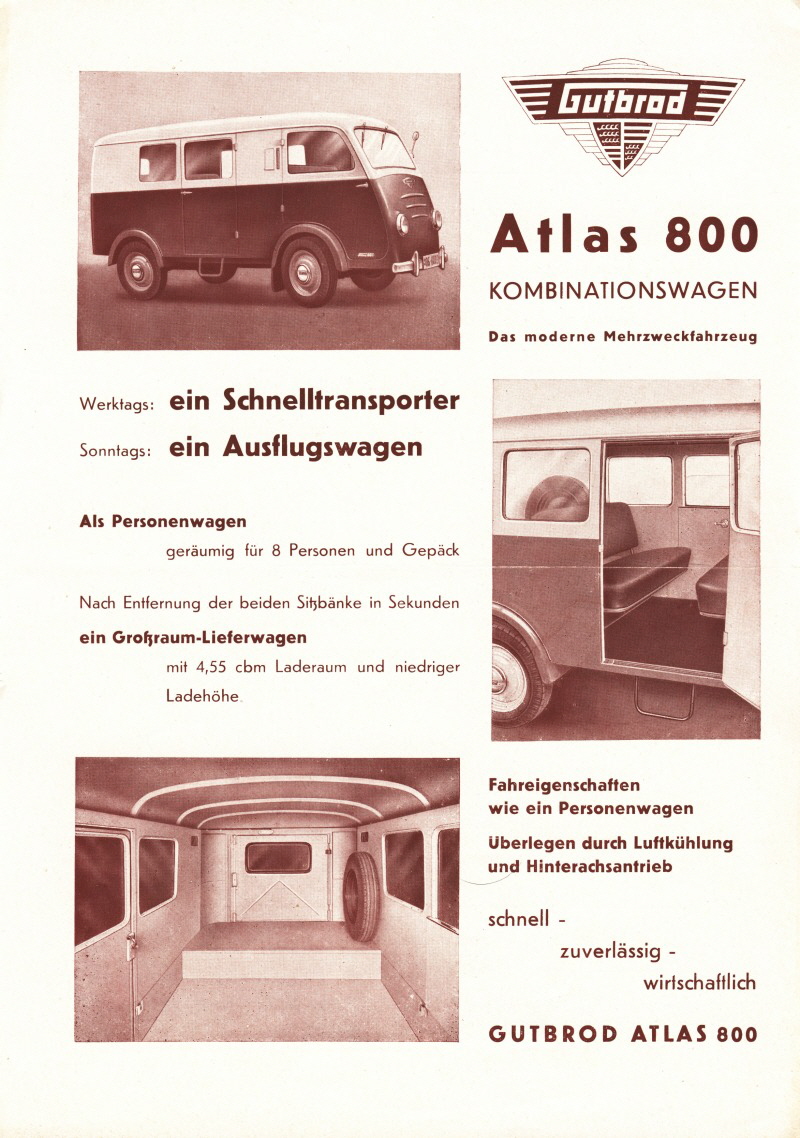 Gutbrod Atlas 800 Kombinationswagen